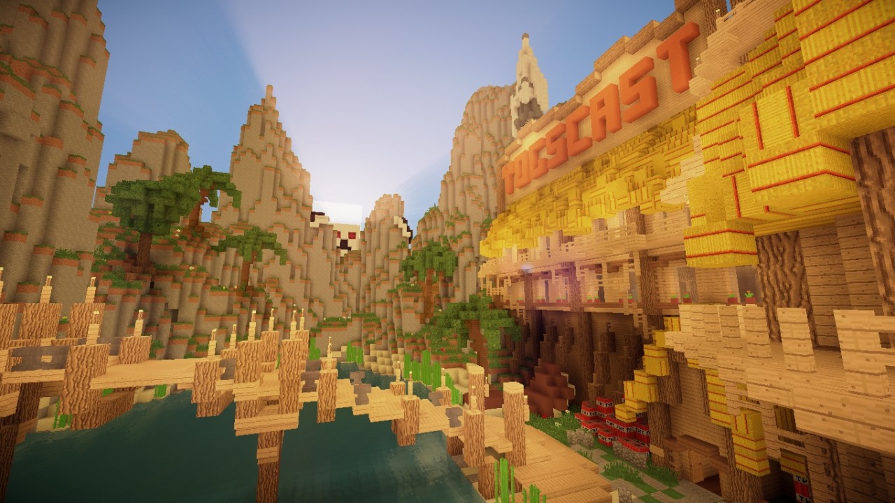 Yog's Retreat (Yogscast's Conquest Base Building competition) Minecraft Map