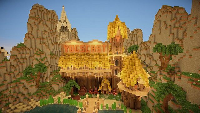 Yog's Retreat (Yogscast's Conquest Base Building competition) Minecraft Map