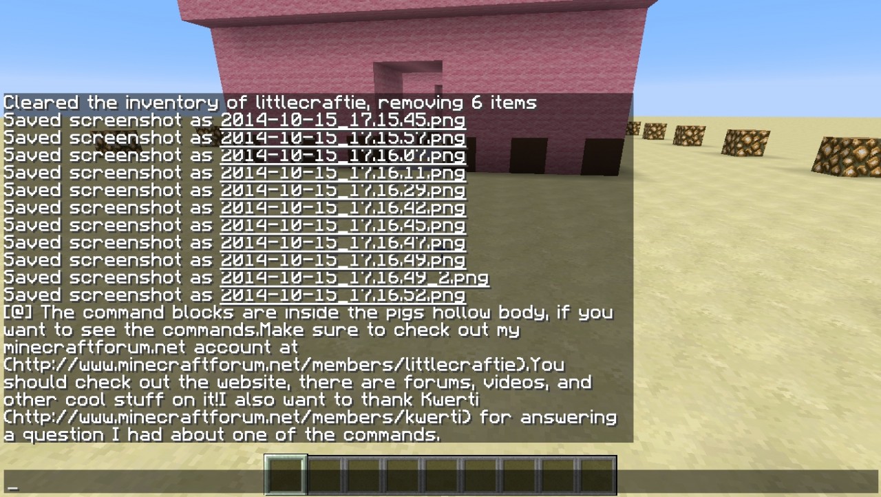 Evil Pig, Plus Charged Creeper Spawner (W/ Kill switch) Minecraft Map