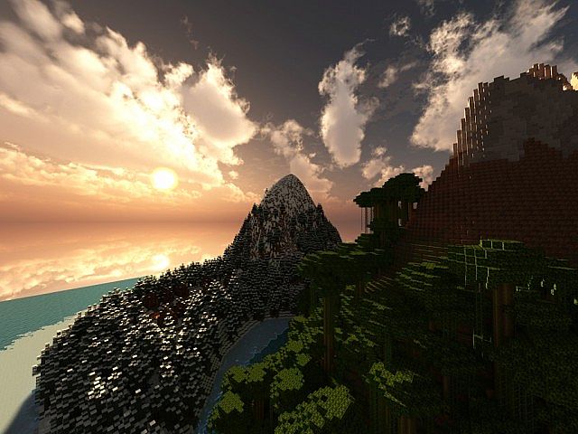 Yin Yang islands Minecraft Map