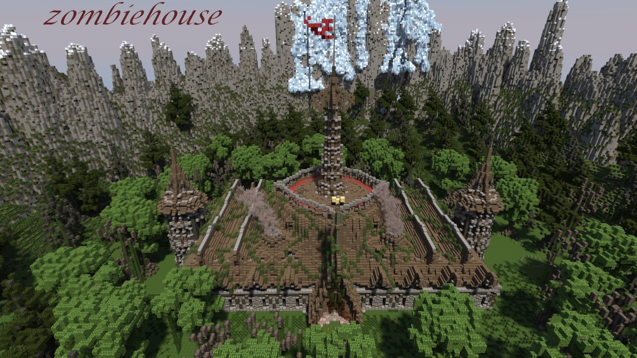 zombiehouse Minecraft Map