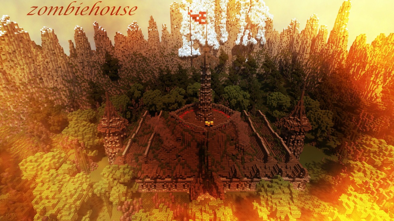 zombiehouse Minecraft Map