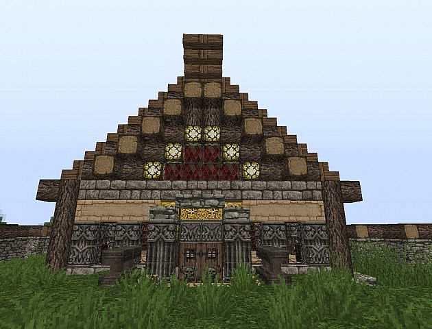 my warlord middle age house Minecraft Map