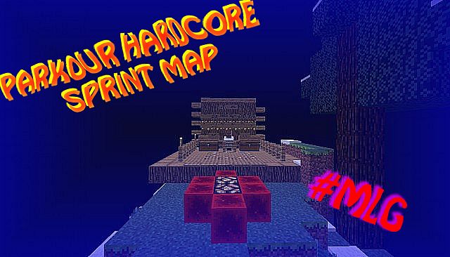 Parkour Hardcore (SPRINT MAP) Minecraft Map