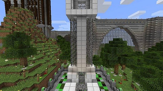 Creeper Statue Minecraft Map