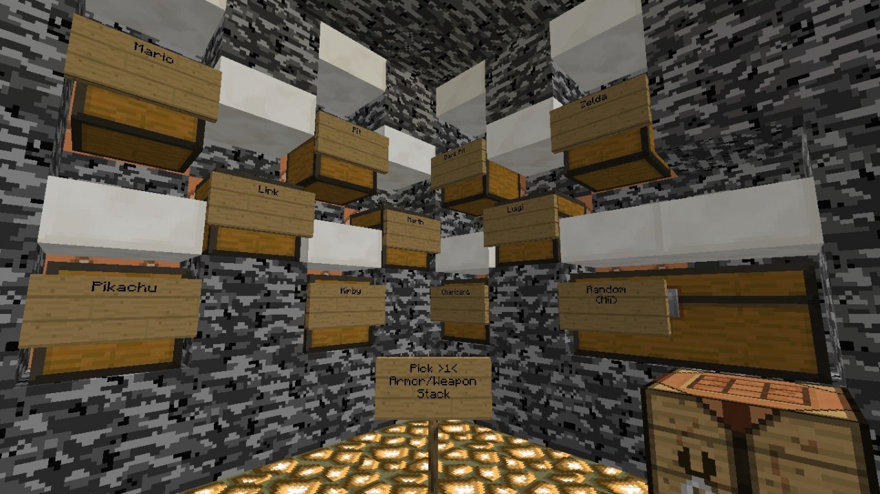 Super Smash Bros PVP map. Minecraft Map