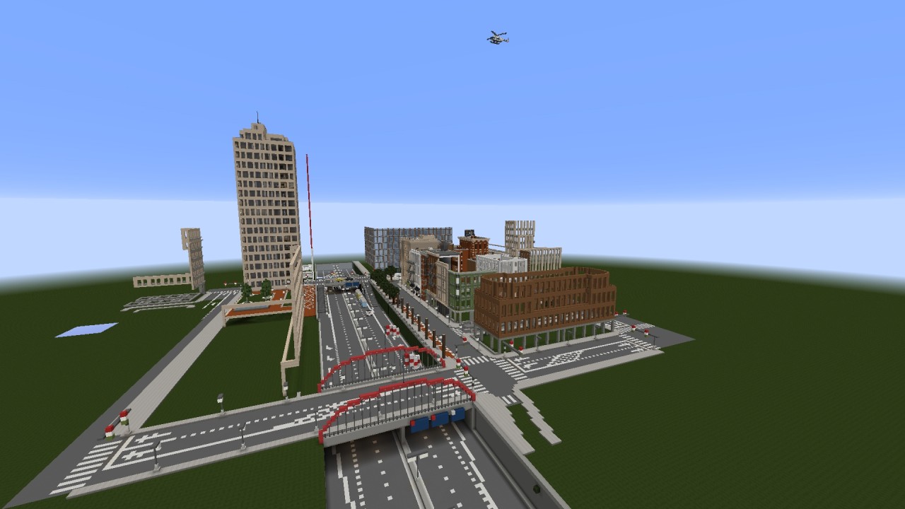 City build: still thinking about a name for the city Minecraft Map