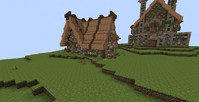 Edoras from the Lord of the Rings Minecraft Map