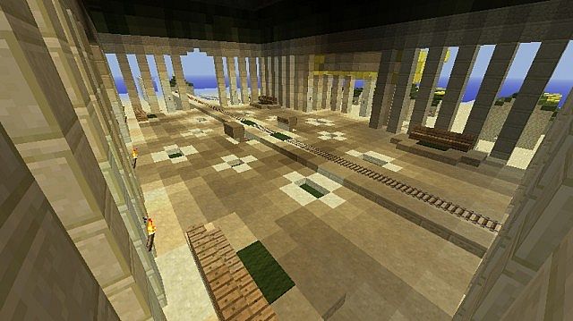 Ba Sing Se Train Station/ Hou Tian Minecraft Map