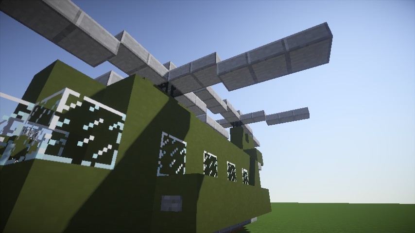 CH-47 Chinook Helicopter Minecraft Map