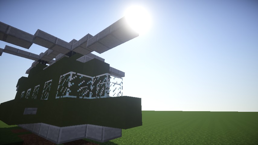CH-47 Chinook Helicopter Minecraft Map