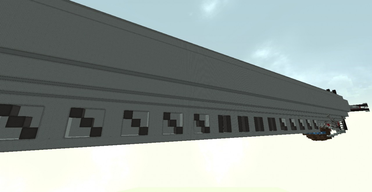 1:1 scale HMA-1 Mayfly Minecraft Map