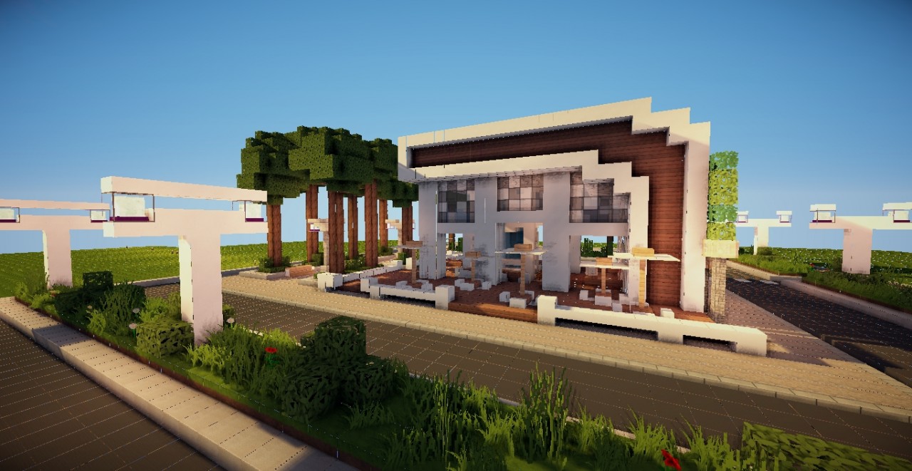 The Open Cafe Minecraft Map
