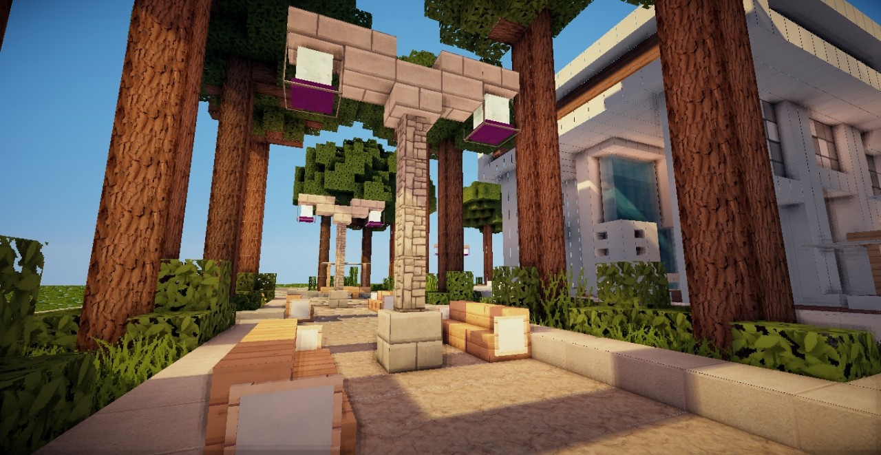 The Open Cafe Minecraft Map