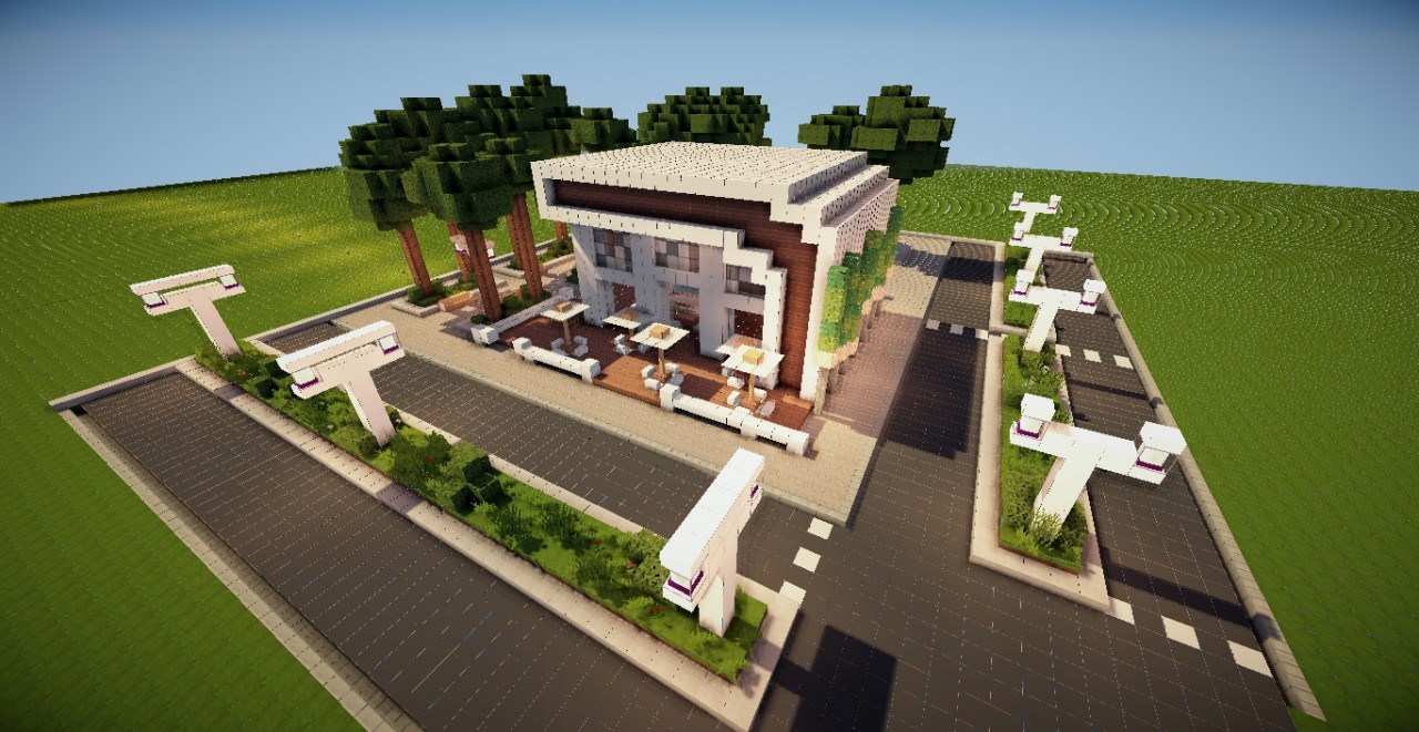 The Open Cafe Minecraft Map