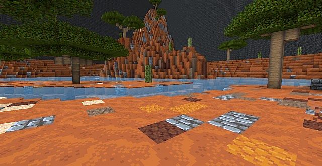 The Oasis - A Custom Terrain Map [1.8] Minecraft Map