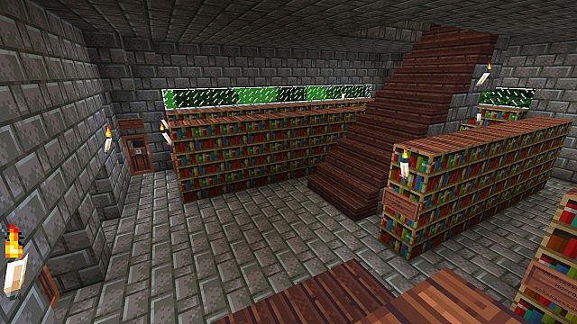 Library Minecraft Map