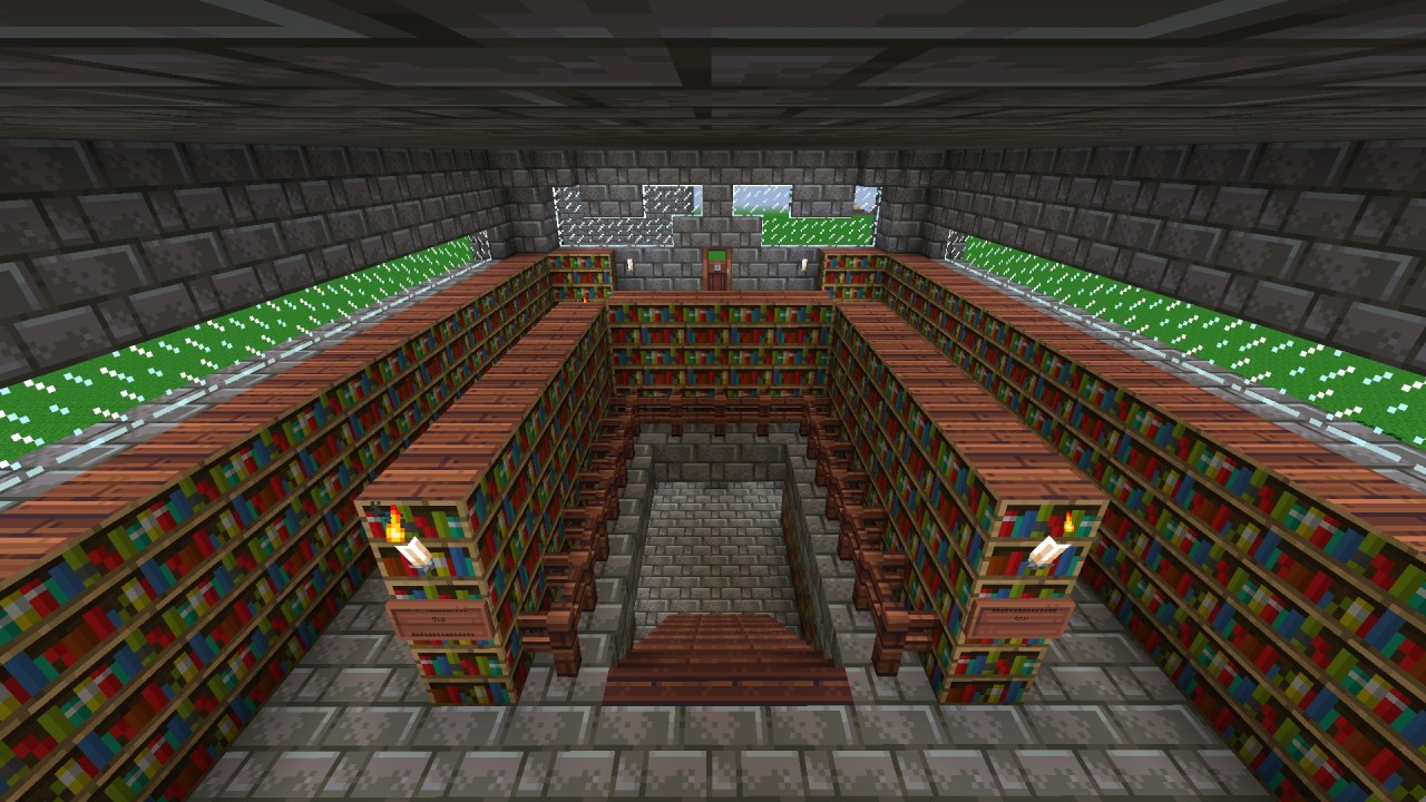Library Minecraft Map