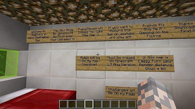 SkyDiving Suport My first map Minecraft Map