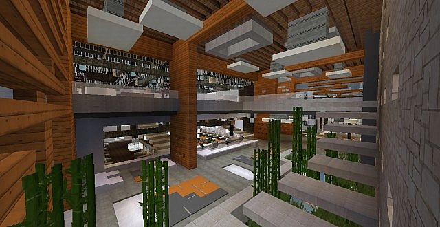 Minecraft Modern Recreation Center [WOK]-Showcased By Keralis Minecraft Map