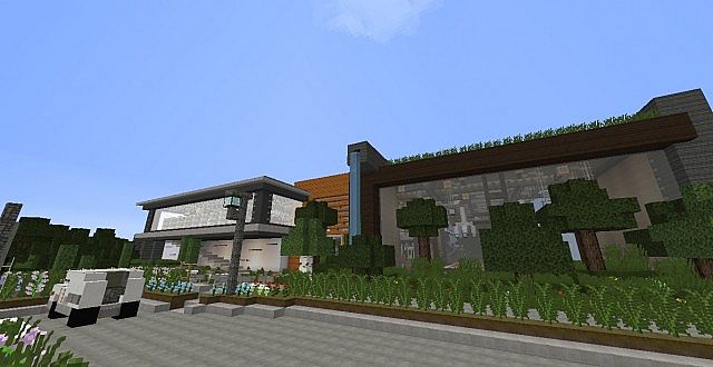Minecraft Modern Recreation Center [WOK]-Showcased By Keralis Minecraft Map