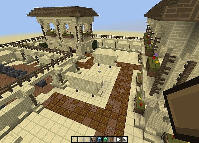 Sandstone-City - Halbshooter Minecraft Map