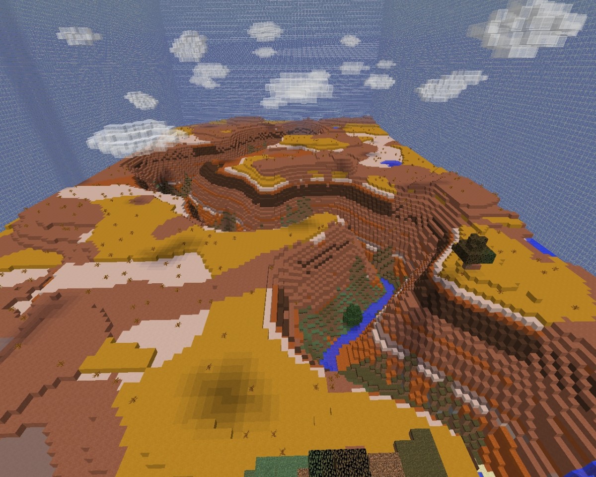Mesa Canyon Minecraft Map