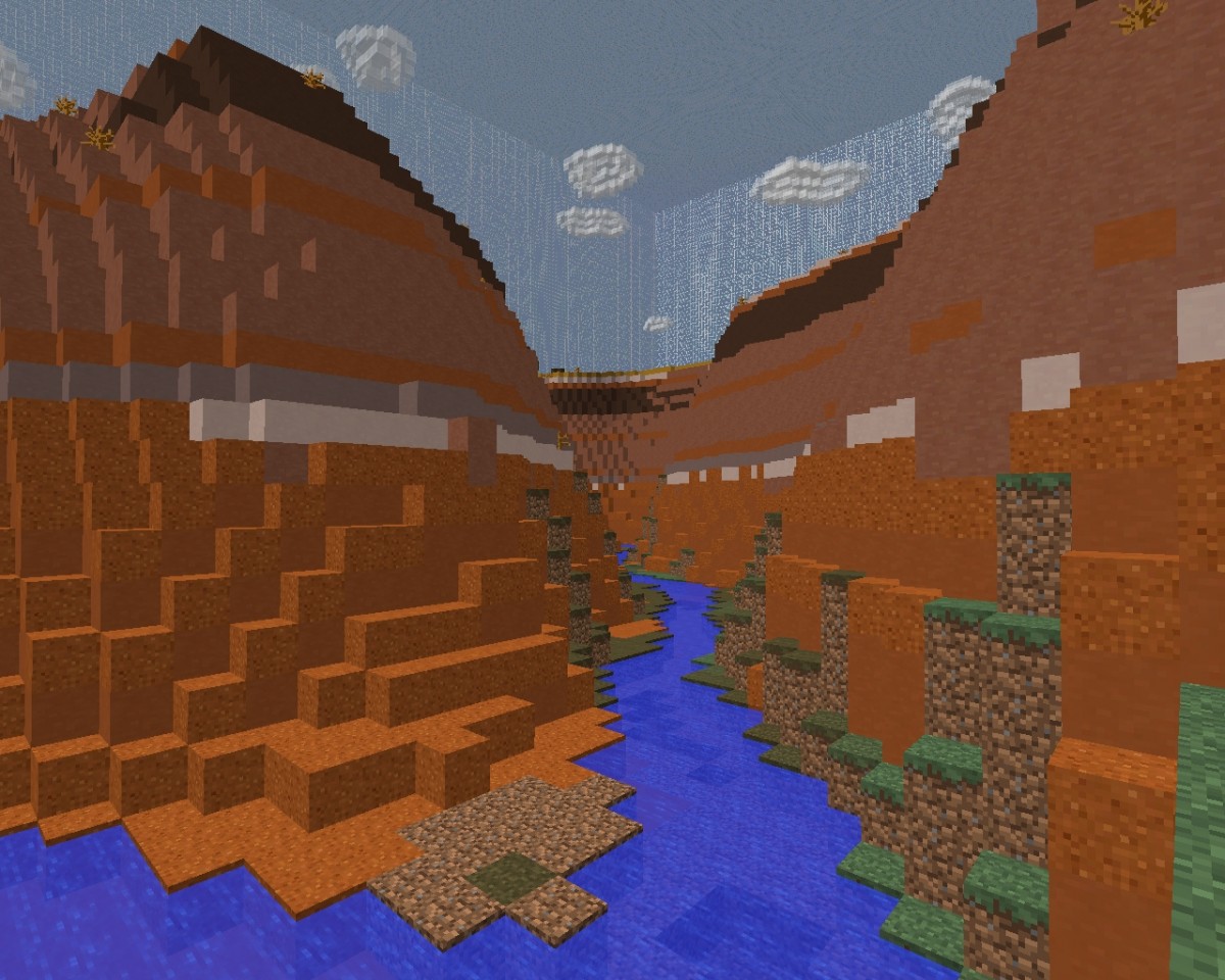 Mesa Canyon Minecraft Map