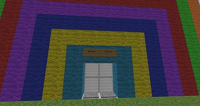 my version of the rainbow factory with video Minecraft Map