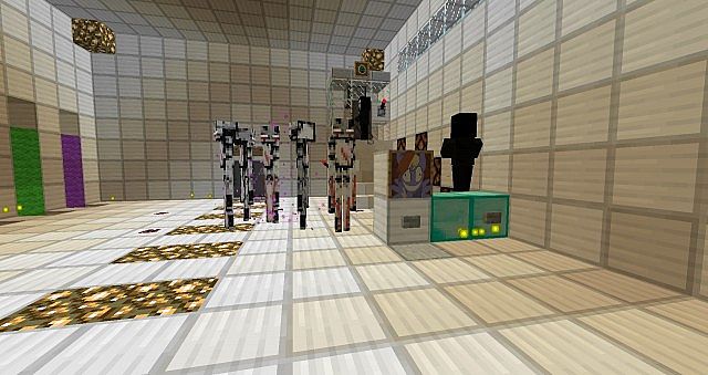 my version of the rainbow factory with video Minecraft Map