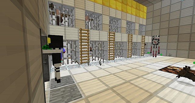 my version of the rainbow factory with video Minecraft Map