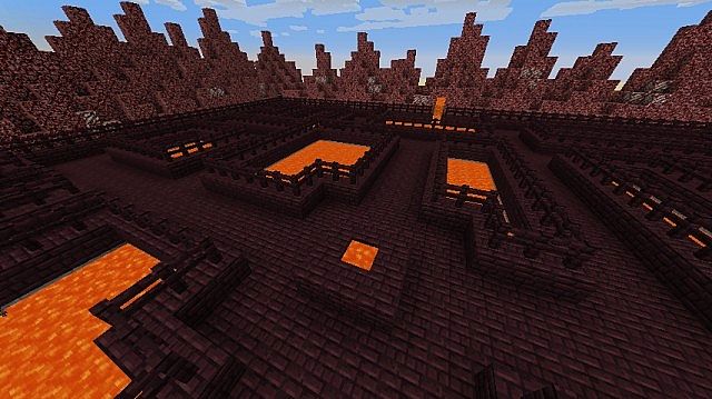 Nether Arena - Halbshooter Minecraft Map