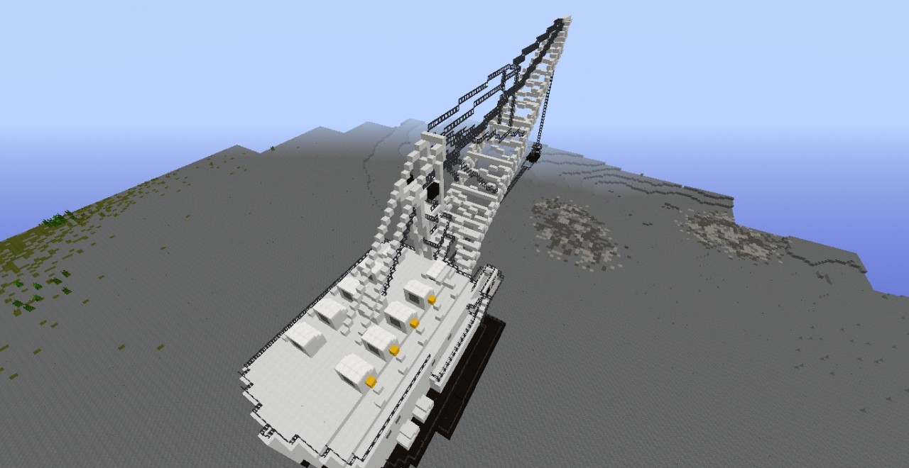 Marion 8750 walking dragline Minecraft Map