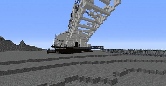 Marion 8750 walking dragline Minecraft Map