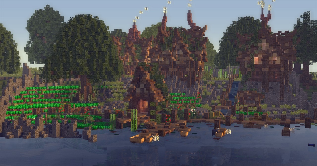 River Town Minecraft Map