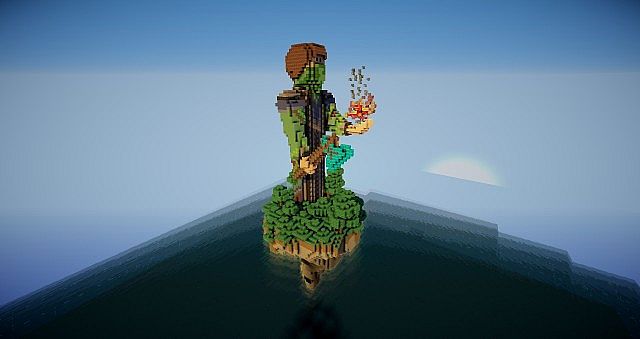 Human Statue Minecraft Map