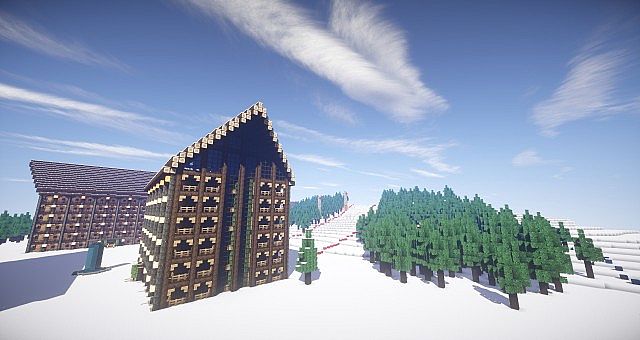 Ski resort Minecraft Map