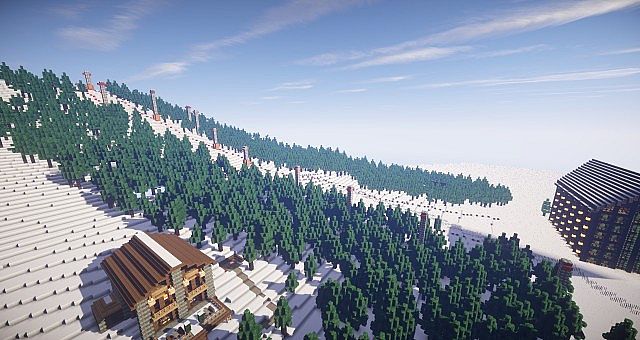 Ski resort Minecraft Map