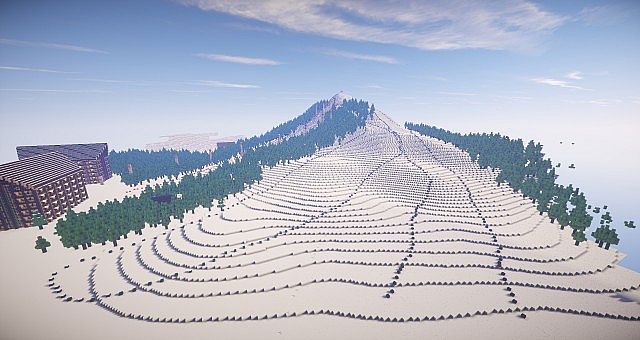 Ski resort Minecraft Map