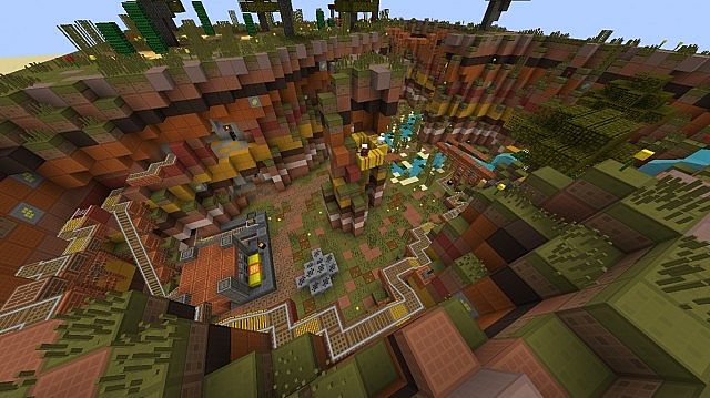 Gold Rush Canyon - Halbshooter Minecraft Map