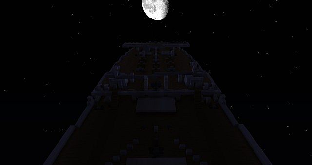RMS Titanic stern rising at 2:20 am OUTDATED Minecraft Map