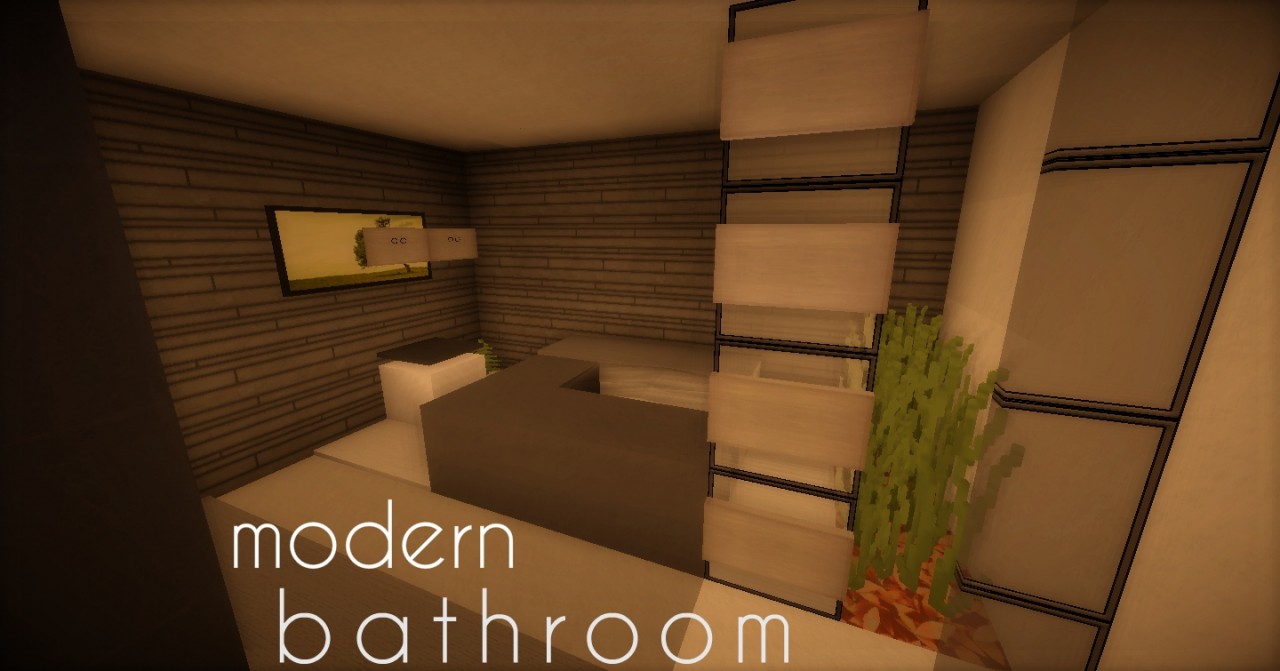 Modern Bathroom Minecraft Map