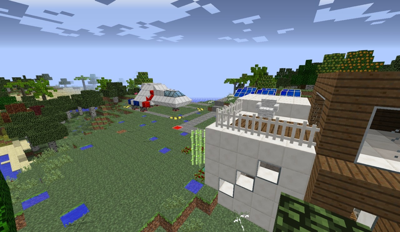 Sci-Fi Universe(Spaceships,spacestations and more) [Modpack] Minecraft Map