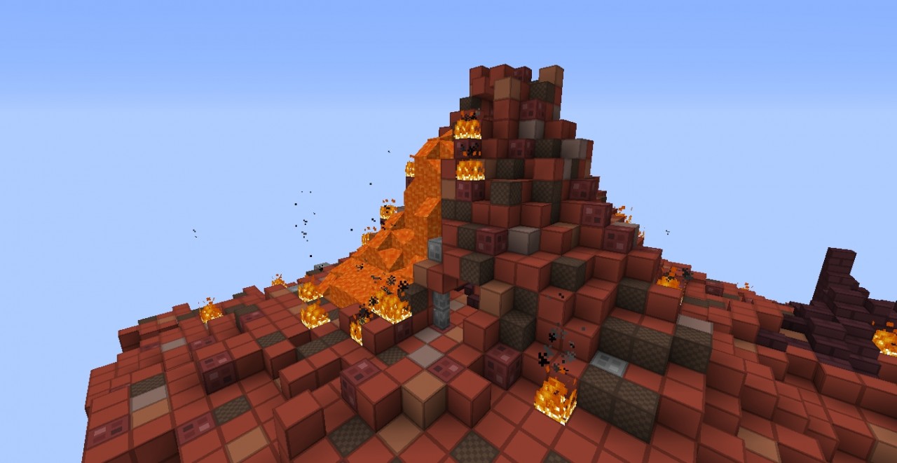 Volcano Minecraft Map