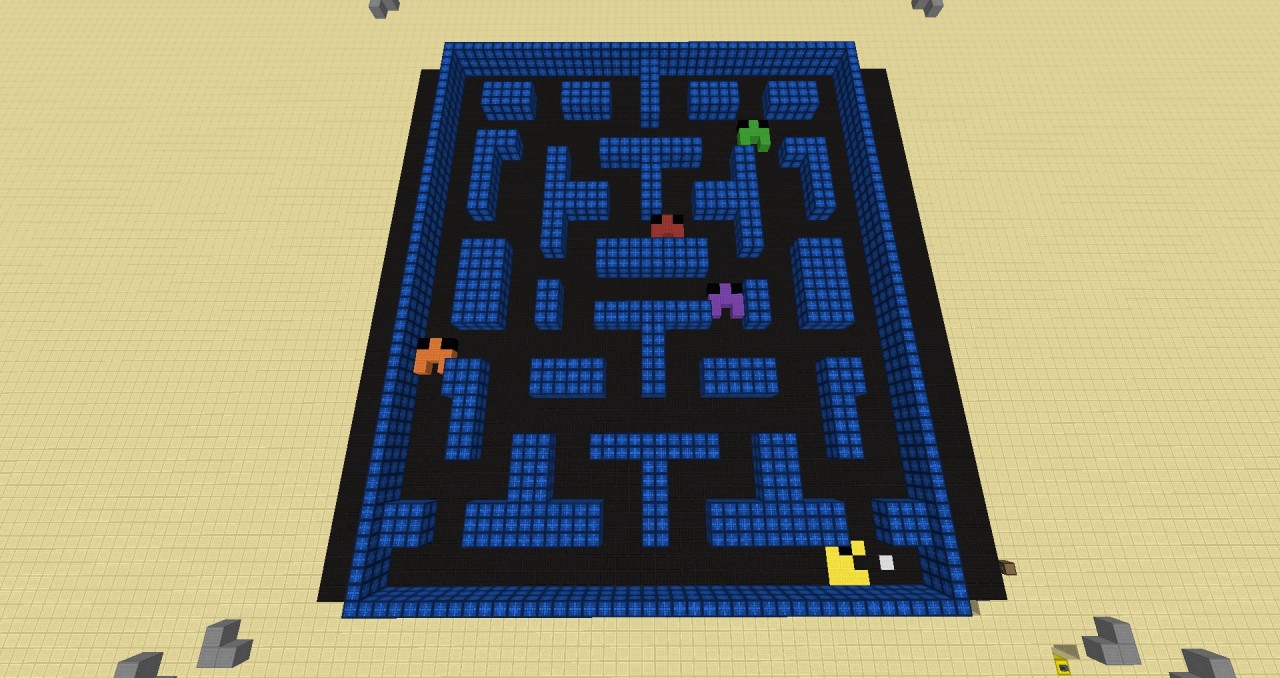 Pacman - Halbshooter Minecraft Map