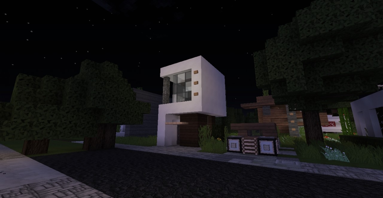 Tiny Modern TownhousE Minecraft Map
