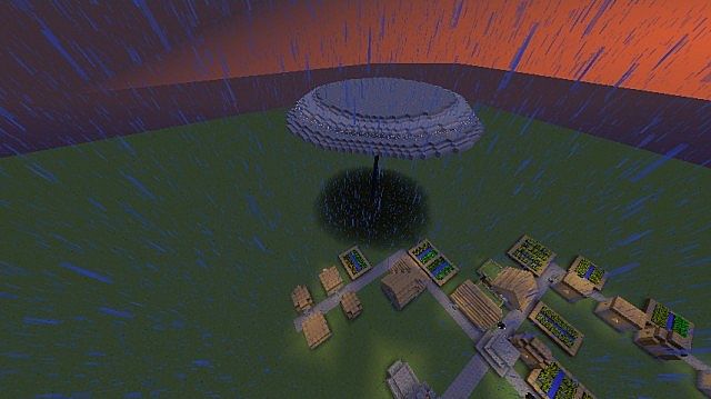 Flying Working UFO Minecraft Map