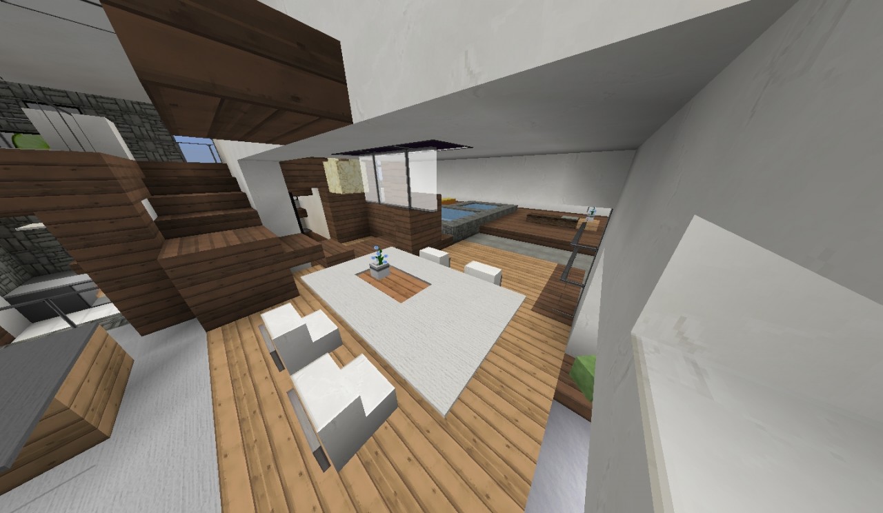 -Spruce Addiction-A Modern House- Minecraft Map