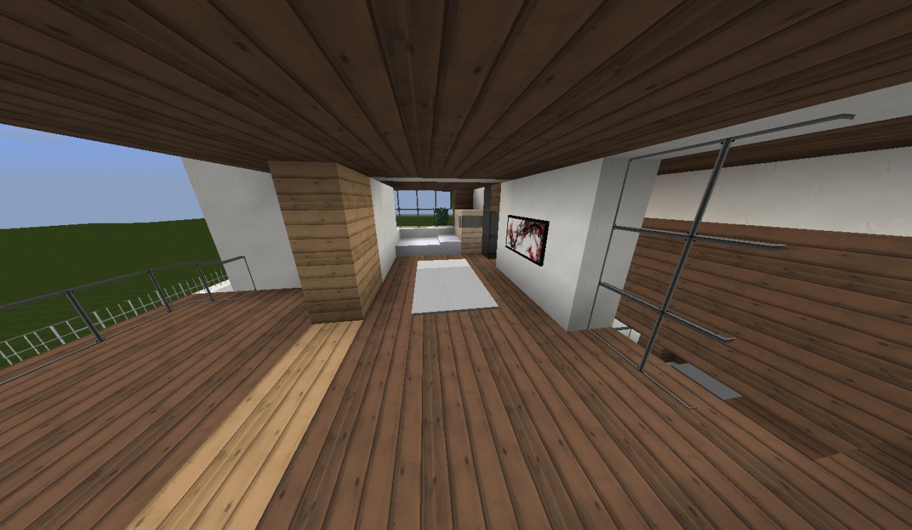 -Spruce Addiction-A Modern House- Minecraft Map