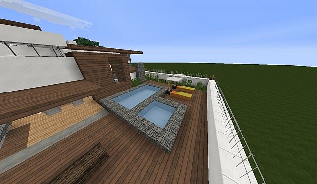 -Spruce Addiction-A Modern House- Minecraft Map